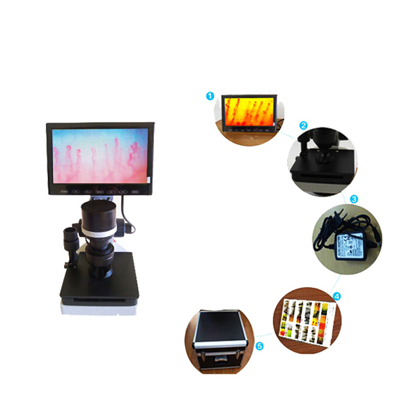 Nailfold microcirculation blood capillary test microscope machine ...