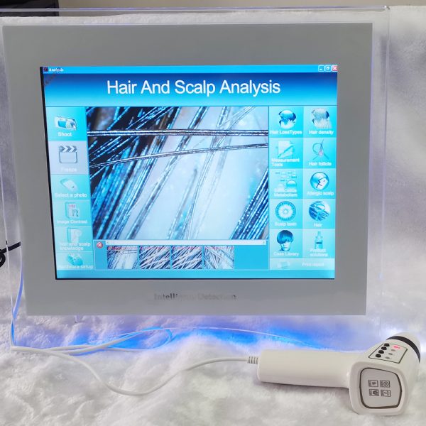 Touch screen hair and scalp analysis machine – Guangzhou Qianhe Beauty ...